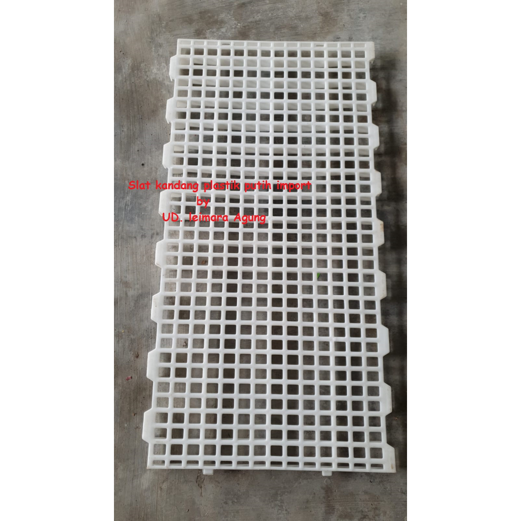 Jual Slat/alas kandang hewan (ayam,bebek,kambing dan unggas lainnya) putih import | Shopee Indonesia
