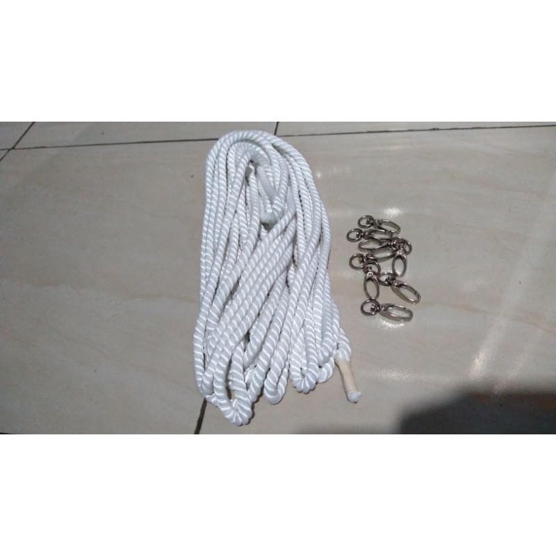 Jual TALI BENDERA UPACARA 7mm & 8mm ( PANJANG 30 METER ) | Shopee Indonesia