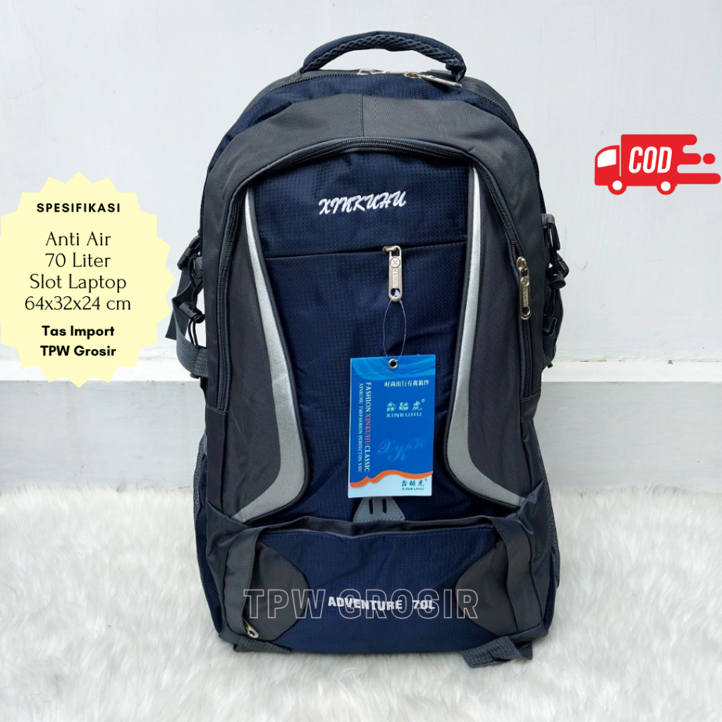 Jual Tas Carier Ransel Gunung Adventure Pria Wanita 70 Liter Tas Pulang ...