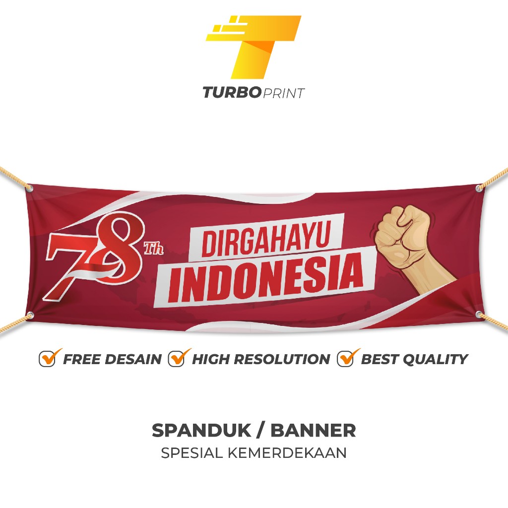Jual CETAK CUSTOM SPANDUK KEMERDEKAAN SPESIAL BANNER BALIHO INDONESIA ...