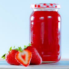 Jual Strawbery Jam Dessert topping ice cream mixue selai strawberry ...