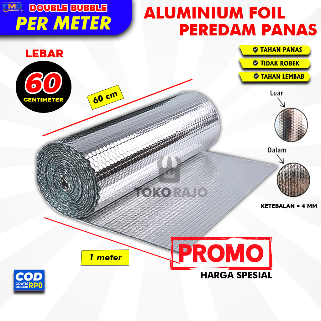 Jual Peredam Panas Atap Rumah Alumunium Foil Aluminium Foil Atap ...