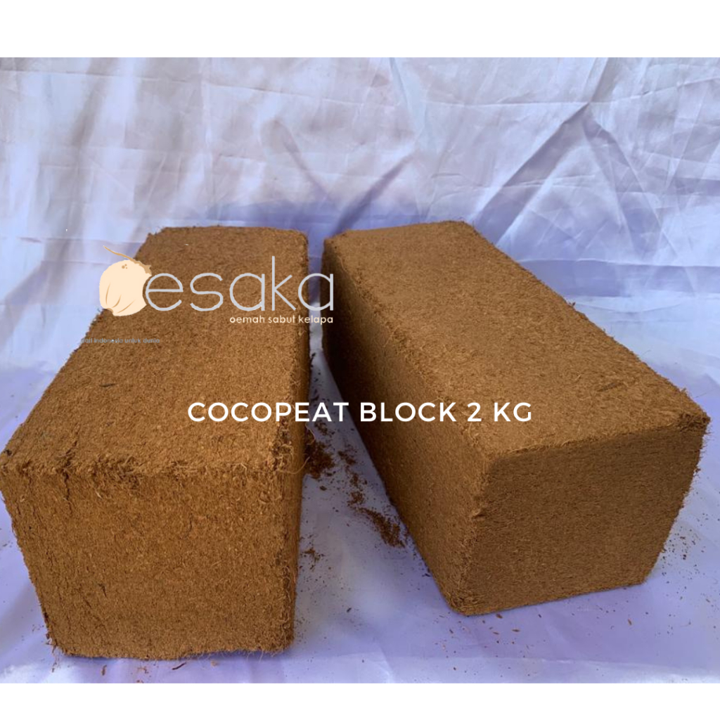 Jual cocopeat block 2 kg - cocopeat balok microgreens - media tanam ...