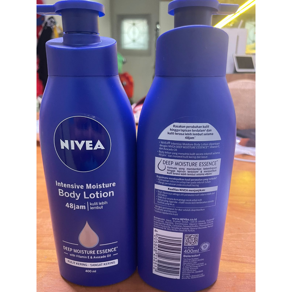 Jual NIVEA INTENSIVE MOISTURE BODY LOTION 400ML | Shopee Indonesia