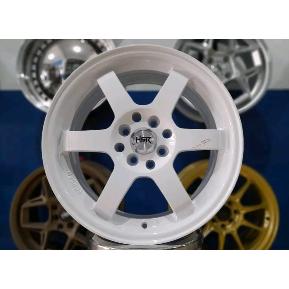 Jual VELG HSR TOKYO R16X7 LUBANG BAUT 4X100 / 4X114,3 ET40 WHITE | Shopee Indonesia
