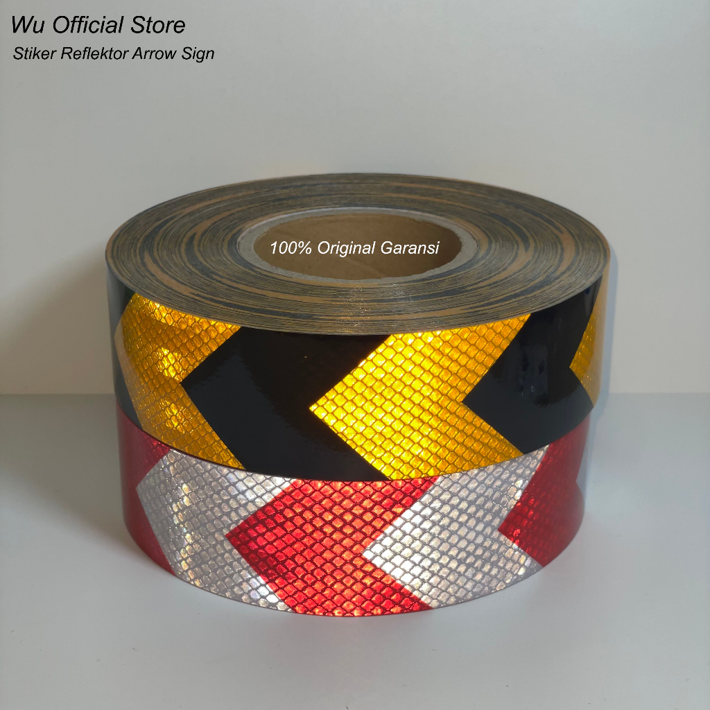 Jual Stiker Reflektor Panah Arrow Sign Sticker Pemantul Cahaya ...