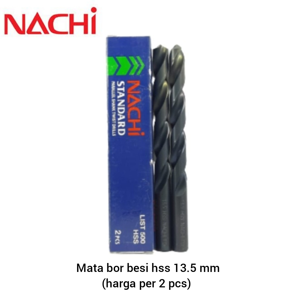 Jual NACHI MATA BOR BESI HSS 13.5 MM (HARGA PER 2 PCS) | Shopee Indonesia