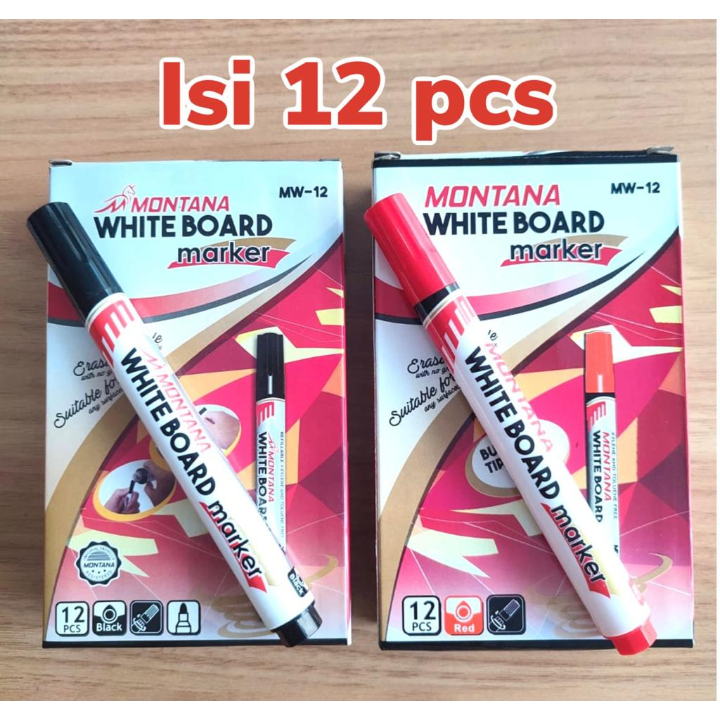 Jual SPIDOL WHITEBOARD isi 12 spidol Harga Dus | Shopee Indonesia