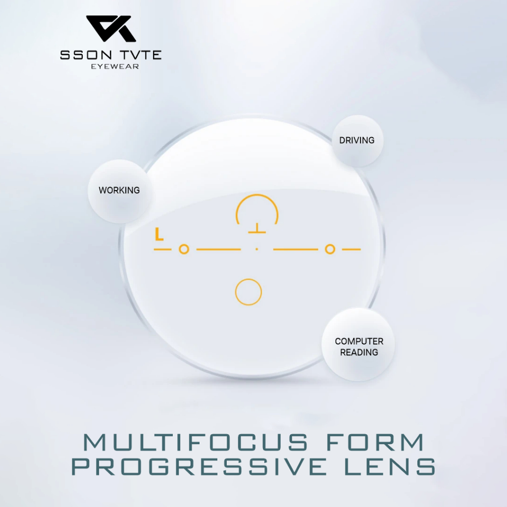 Jual SSON TVTE - Lensa Progresif 2 IN 1 Anti Radiasi Bluecromic Lensa ...
