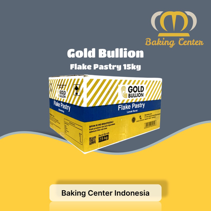 Jual Gold Bullion Flake Pastry Shortening 15kg Repack 500gr | Shopee ...