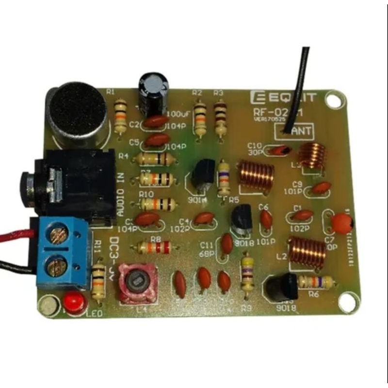 Jual Kit DIY Pemancar Radio FM Wireless Mic Transmitter Praktikum ...