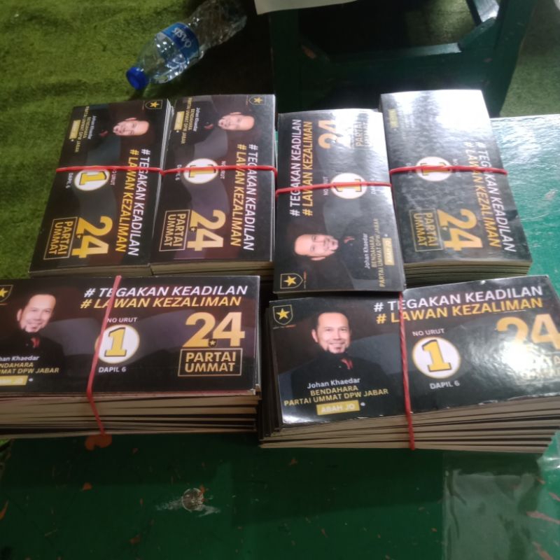 Jual Stiker Caleg 5 x 14 cm .. Minimal Order 3000pcs | Shopee Indonesia