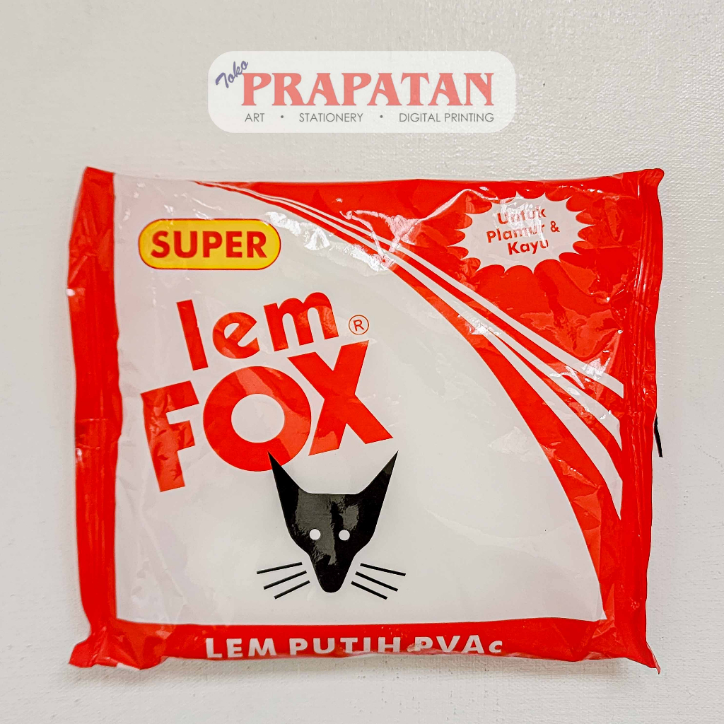 Jual Lem Fox Putih 350g Super REFILL | White Adhesive Glue | Lem Cair ...