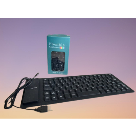 Jual Keyboard FLEXIBLE Karet USB KEYBOARD Laptop/ Cpu | Shopee Indonesia