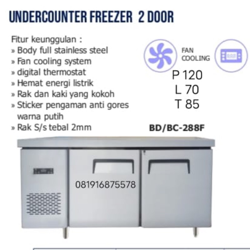 Jual UNDERCANTER FREEZER 2 PINTU | Shopee Indonesia