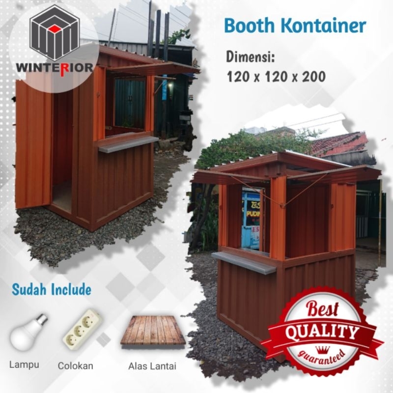 Jual Booth Kontainer/ 120x120x200/ Container/ Stand/ Booth Galvalum ...