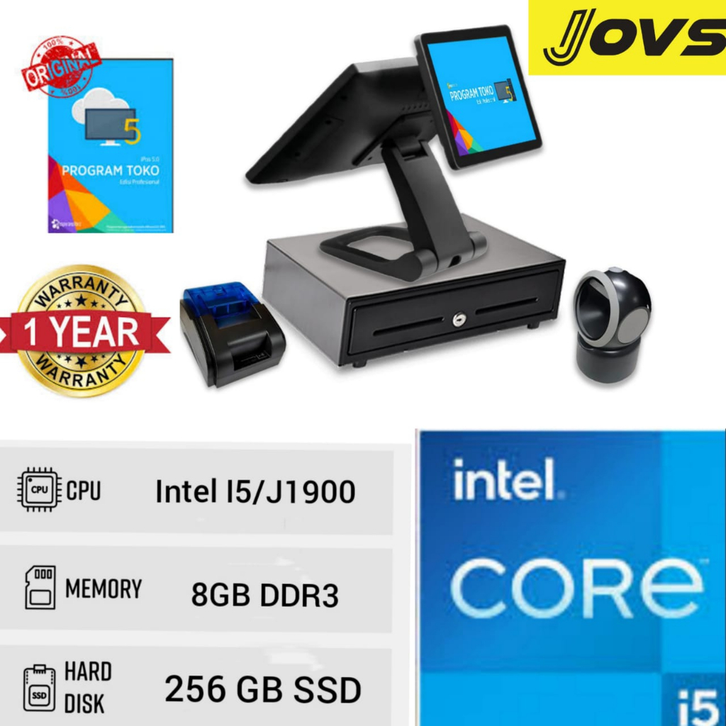 Jual Mesin kasir PC All in One core i5 Touchscreen Lengkap komputer kasir | Shopee Indonesia