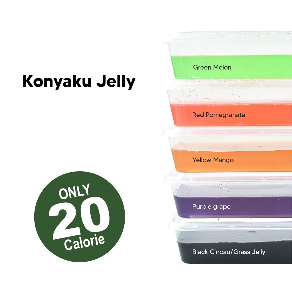 Jual Unsweetened Diet Konyaku Jelly With Flavours / Agar - Agar Konyaku | Shopee Indonesia