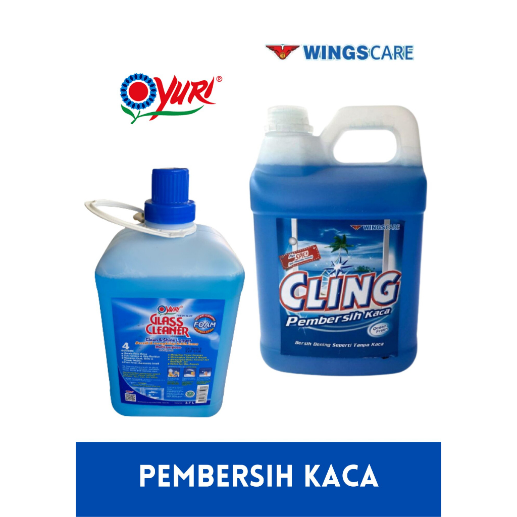 Jual Glass Cleaner | Obat Pembersih Kaca | CLING | Glass Cleaner Yuri ...