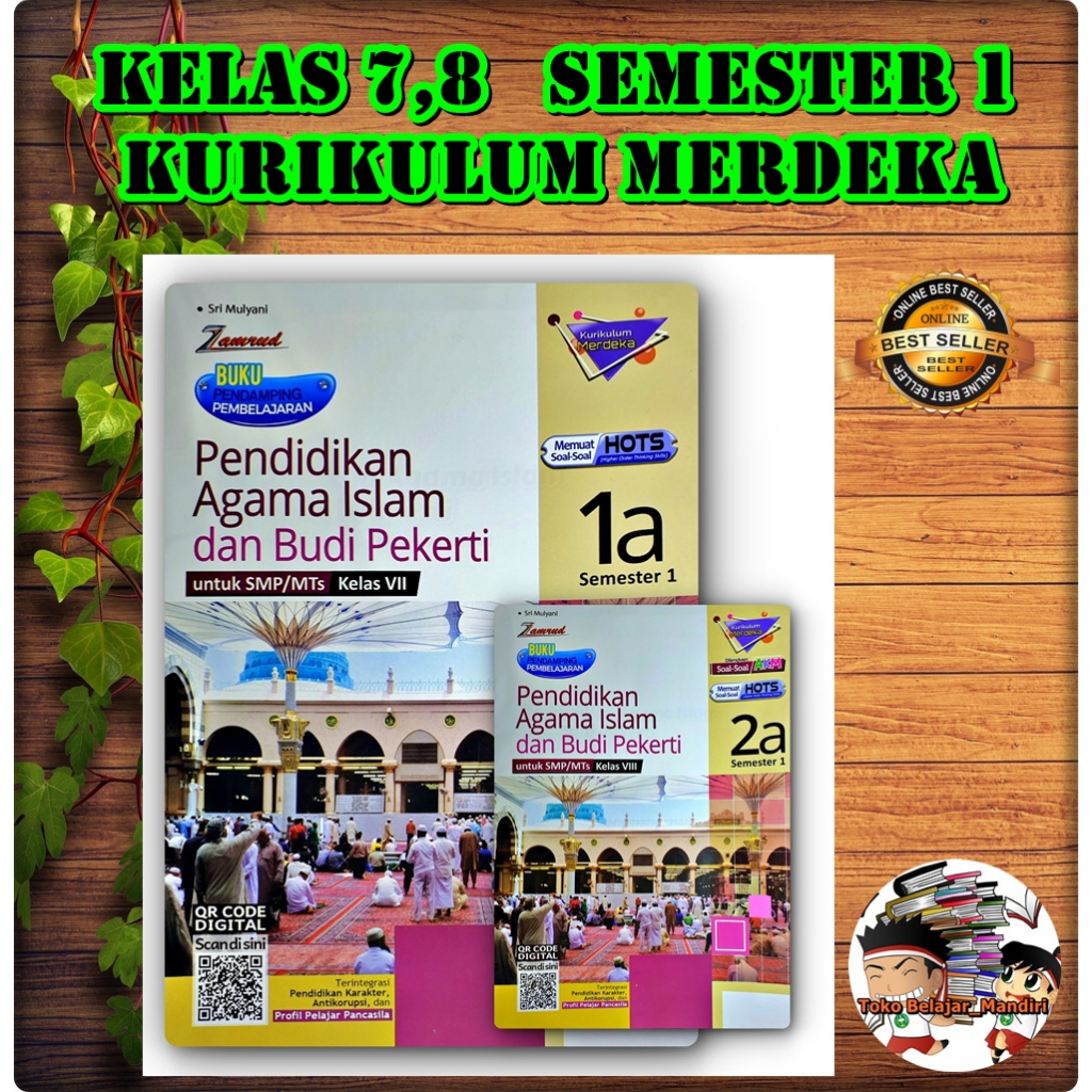 Jual LKS PAI dan Budi Pekerti SMP/MTS Kelas 7,8 Semester 1 Kurikulum Merdeka Zamrud | Shopee ...