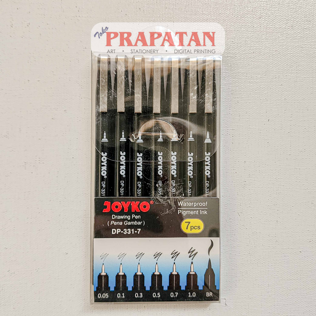 Jual Joyko DP-331-7 Drawing Pen Set 7c | Pena Gambar | Shopee Indonesia