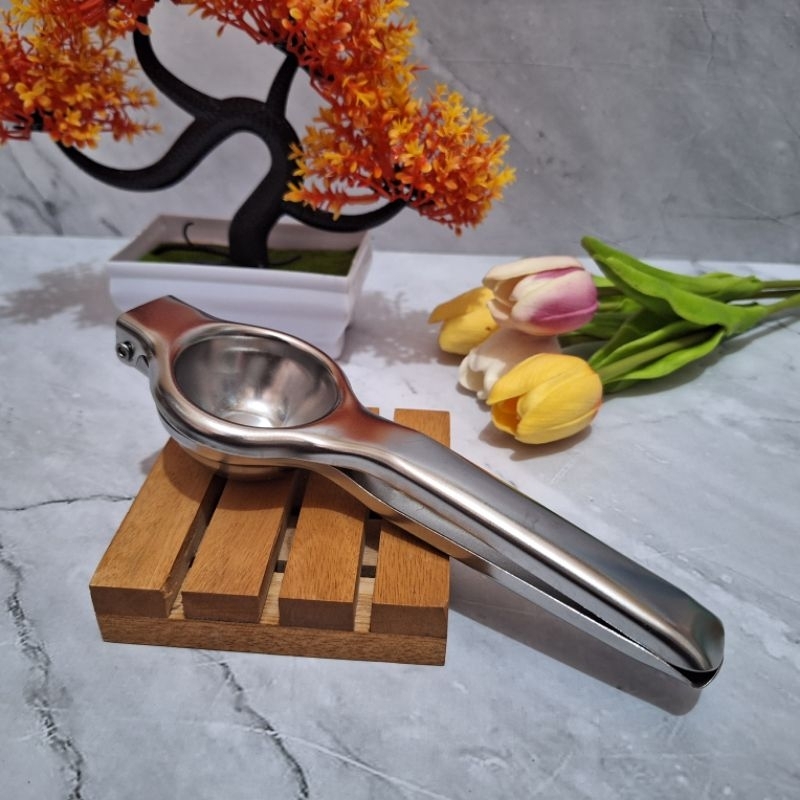 Jual Alat Peras Perasan Lemon Squeezer Jeruk Nipis Stainless Steel Besi ...