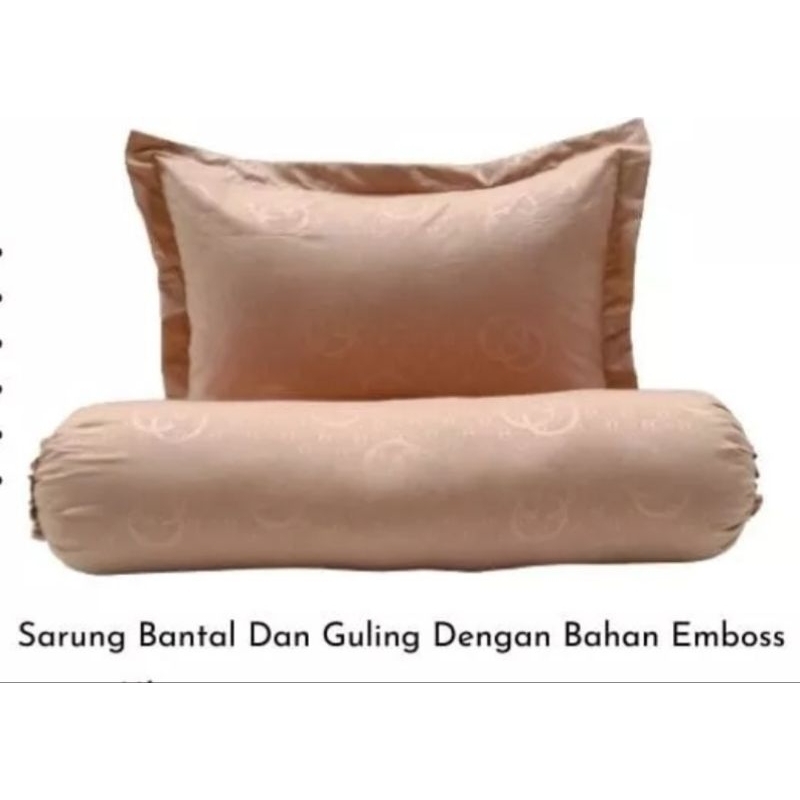 Jual Sarung bantal dan Sarung guling polos embos harga satuan | Shopee ...
