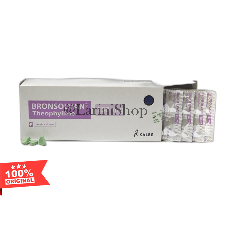 Jual BRONSOLVAN 150 MG TABLET (HARGA PER BOX) SERANGAN ASMA BRONKIAL ...
