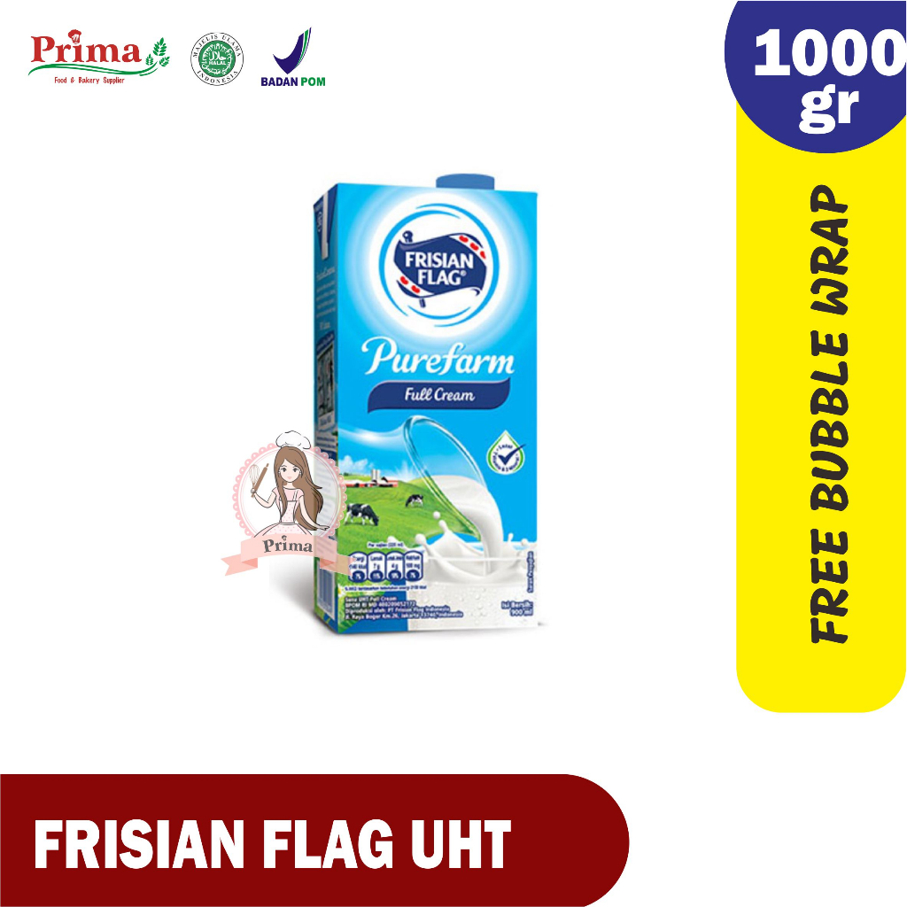 Jual Susu UHT - Frisian flag full cream 900ml | Shopee Indonesia