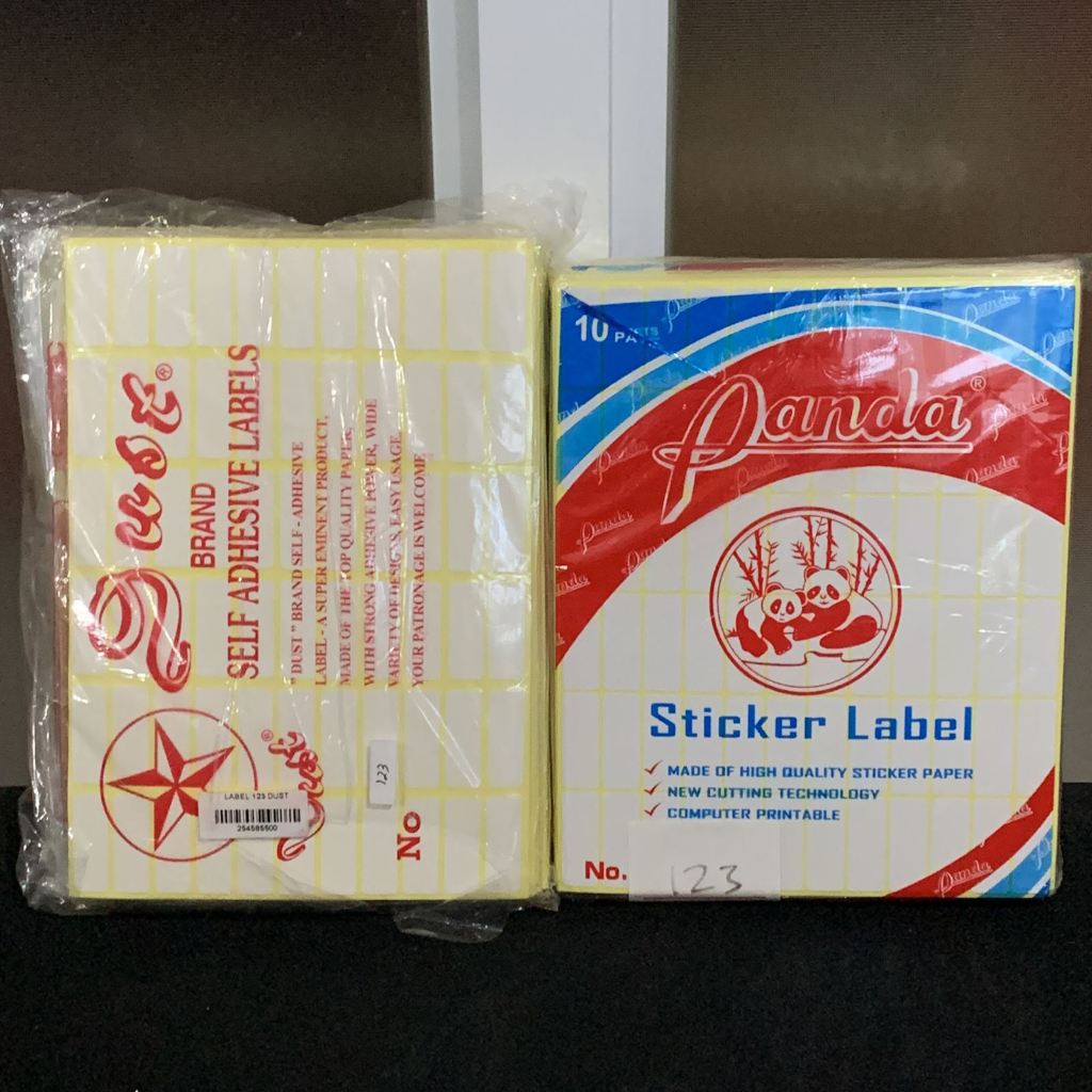 Jual LABEL 123 DUST & PANDA | Shopee Indonesia