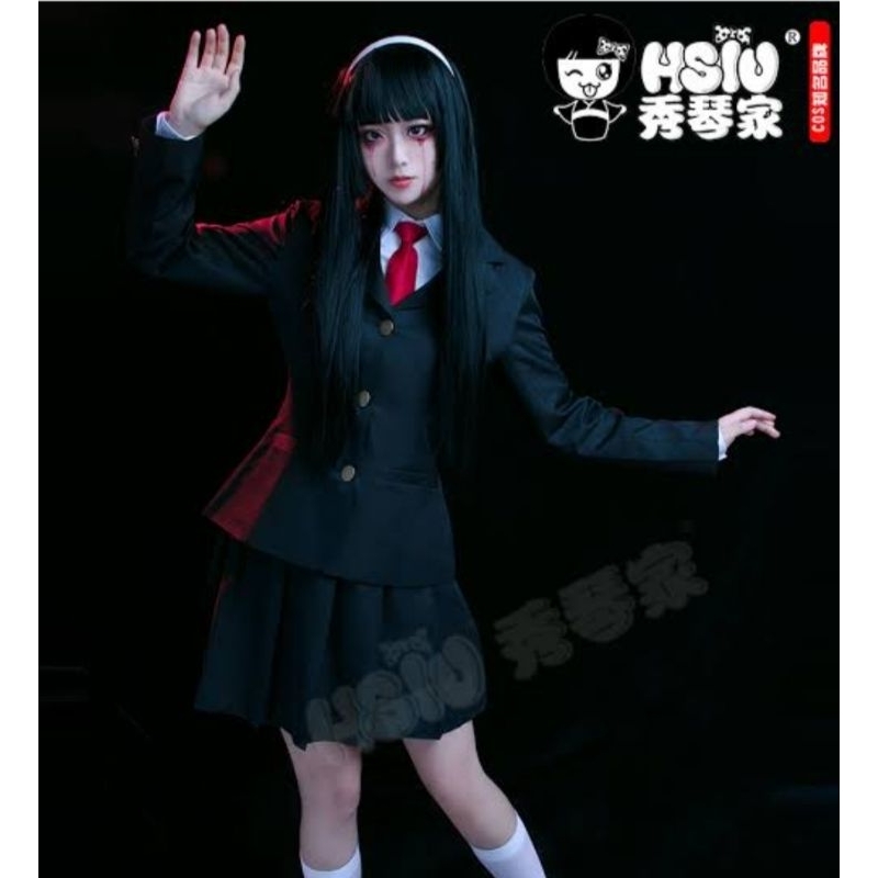 Jual FULLSET COSPLAY Tomie Kawakami Junji Ito identity v DENGAN WIG ...