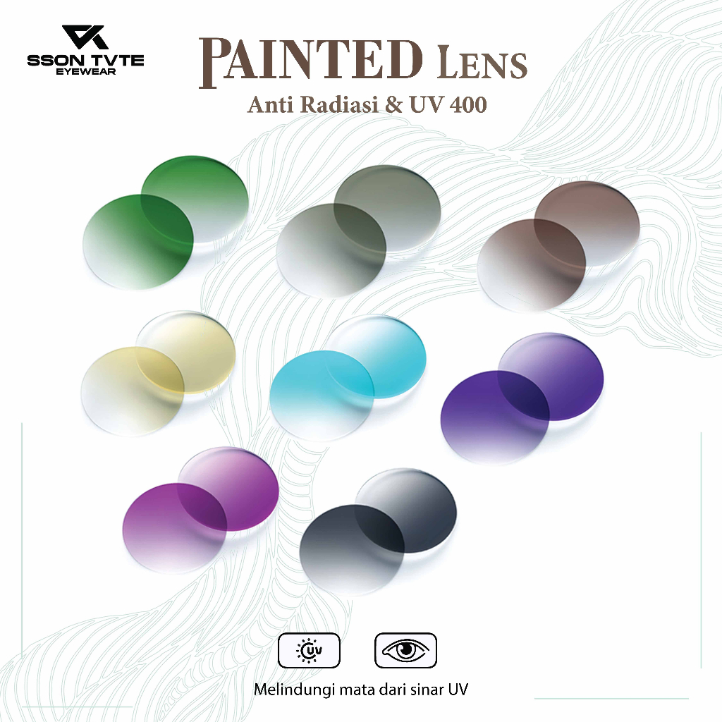 Jual SSON TVTE - Painted Lens Color Lensa Sunglasses Warna Anti Radiasi ...