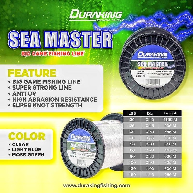 Jual senar duraking seamaster spool besar | Shopee Indonesia