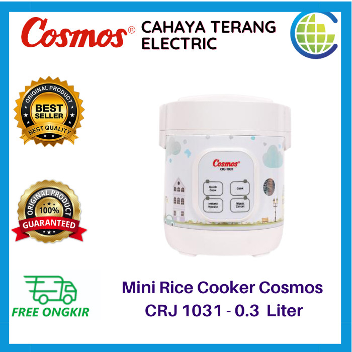Jual Cosmos Mini Rice Cooker CRJ1031 CRJ 1031 Travel Digital - 0.3 ...