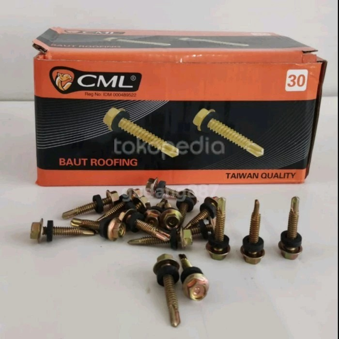 Jual baut roofing camel 3 cm / baut pagar / baut spandek / baut karet ...