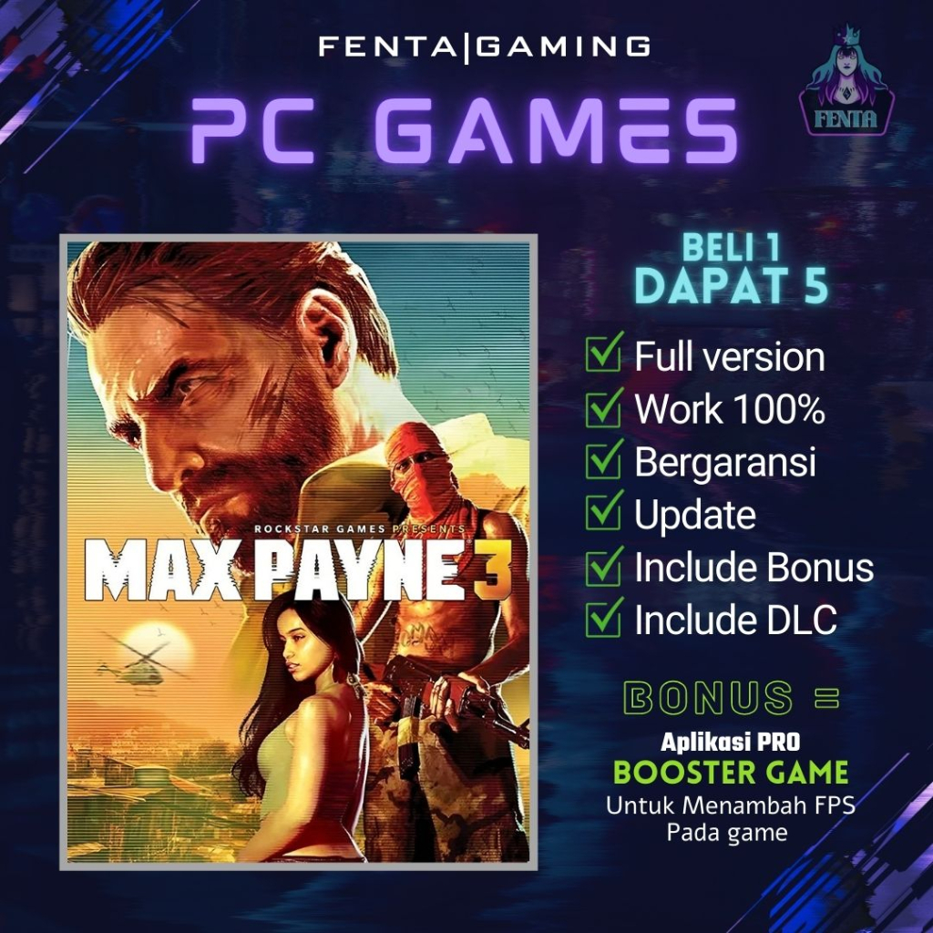 Jual MAX PAYNE 3 COMPLETE EDITION - GAME PC - GAME LAPTOP | Shopee ...