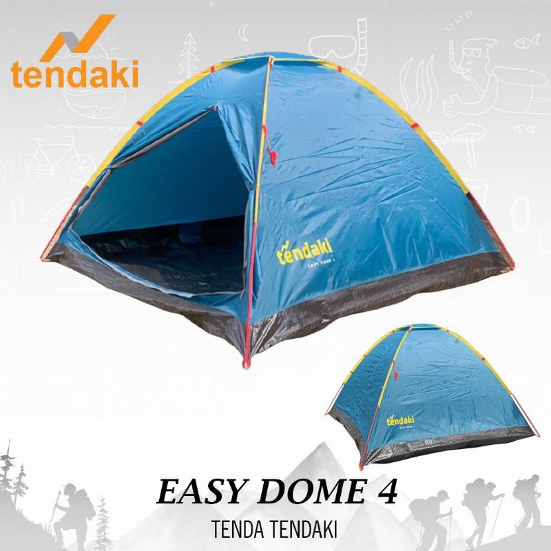 Jual Tendaki Easy Dome 4 tendaki easy dome 2 Tenda HY Borneo 4 | Shopee ...