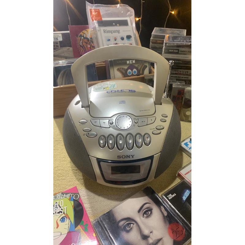 Jual Sony boombox CFD-E75 Tape & radio fm/am | Shopee Indonesia