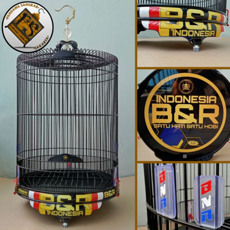 Jual SANGKAR/KANDANG MURAI BNR PVC DECAL B&R NEW | Shopee Indonesia
