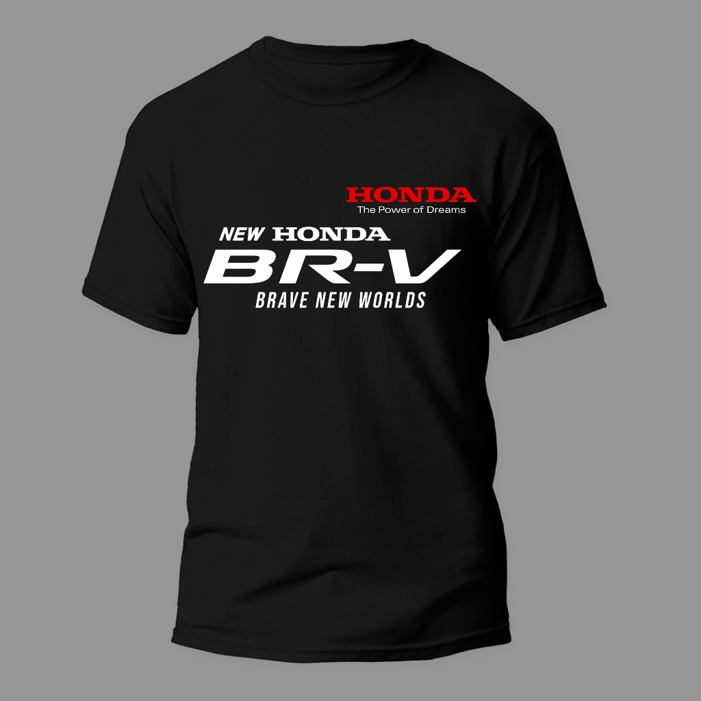 Jual Baju Mobil Honda BRV Baju Kaos Otomotif Keren Murah Original Honda BRV Brave New World ...