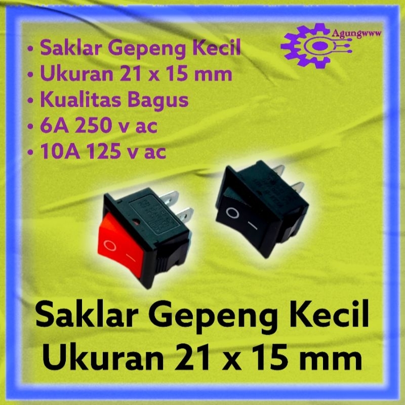Jual Rocker switch saklar On Off kecil | Shopee Indonesia