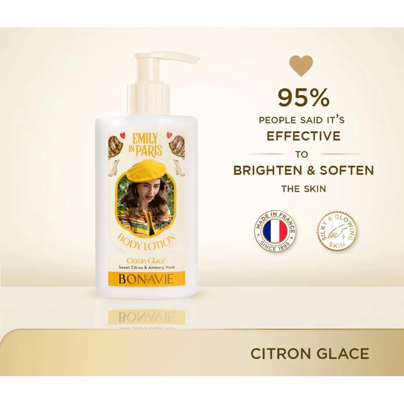 Jual [New] Bonavie Body Lotion Emily in Paris Citron Glace 250gr ...