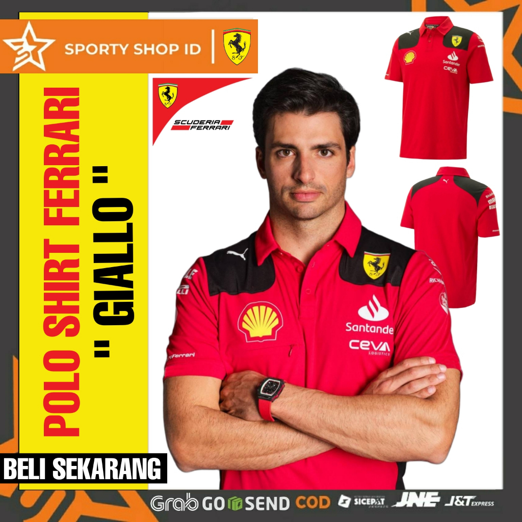 Jual Kaos Baju T Shirt Sport Ferrari Formula One RacingTeam F1 Ferrari ...