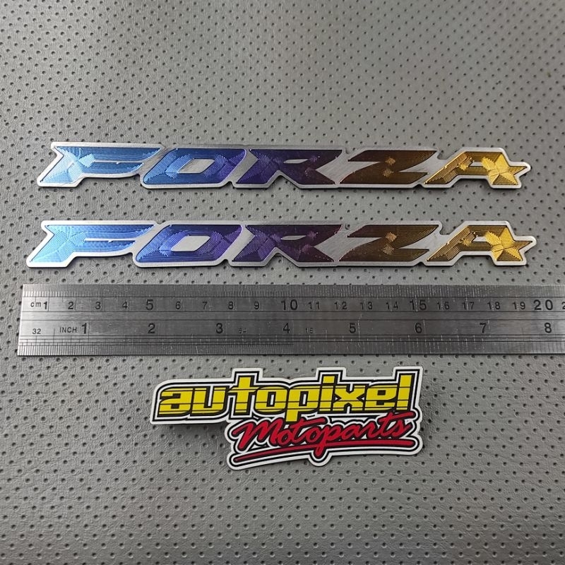 Jual Emblem forza titanium emblem titan vietnam (sepasang) | Shopee ...