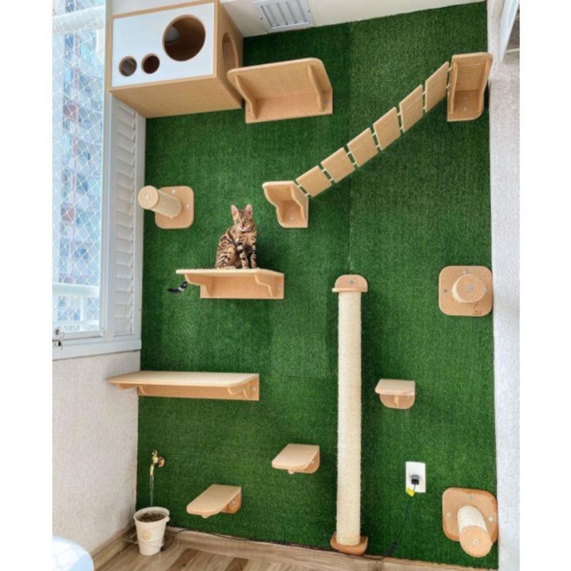 Jual Cat Playground / Cat Wall / Cat House / Rumah Kucing | Shopee ...