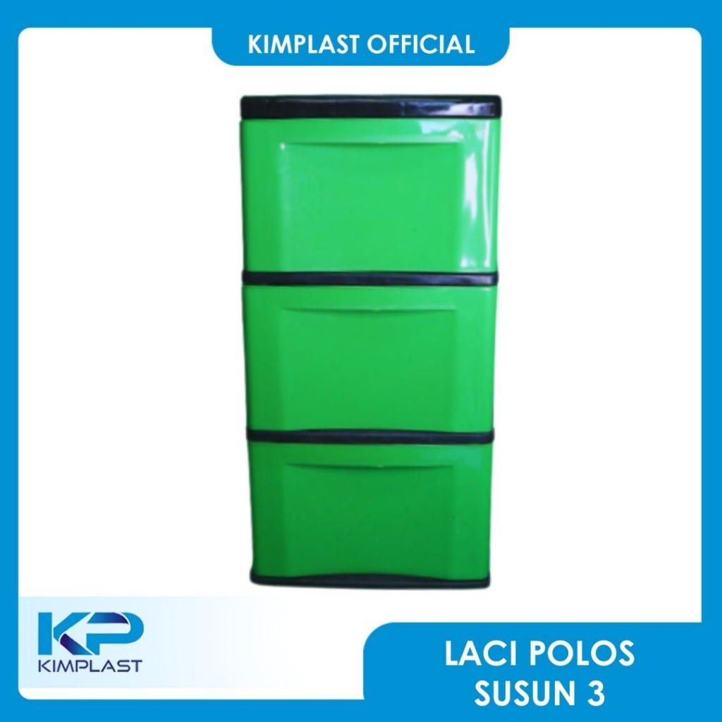 Jual KIMPLAST Laci Polos Susun 3/ Laci Susun 3/ Lemari Plastik Polos ...