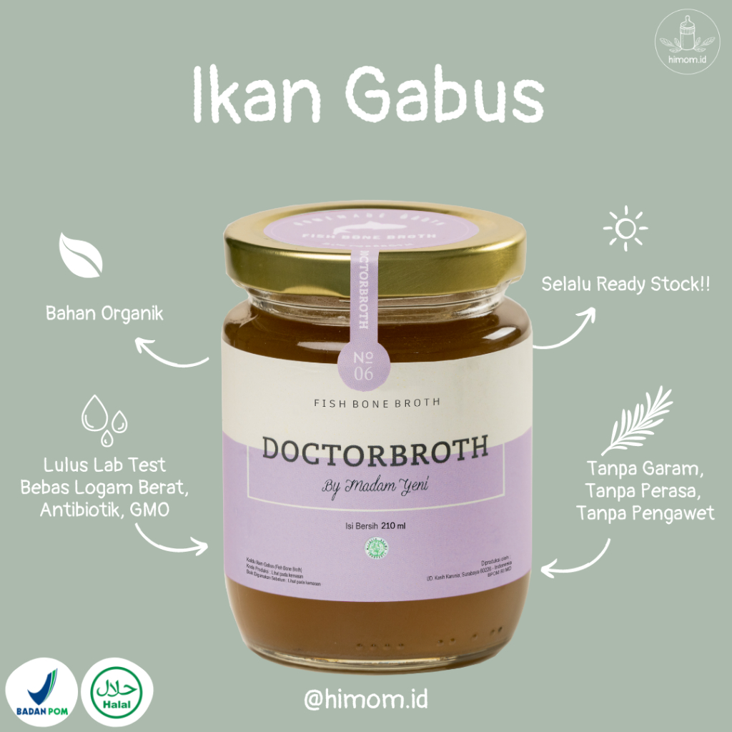 Jual Kaldu Tulang Doctor Broth - Fish Bone Broth - Kaldu Ikan Gabus ...