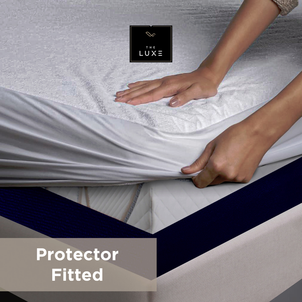 Jual Matras Protector Pelindung Kasur The Luxe Protector Fitted Single ...