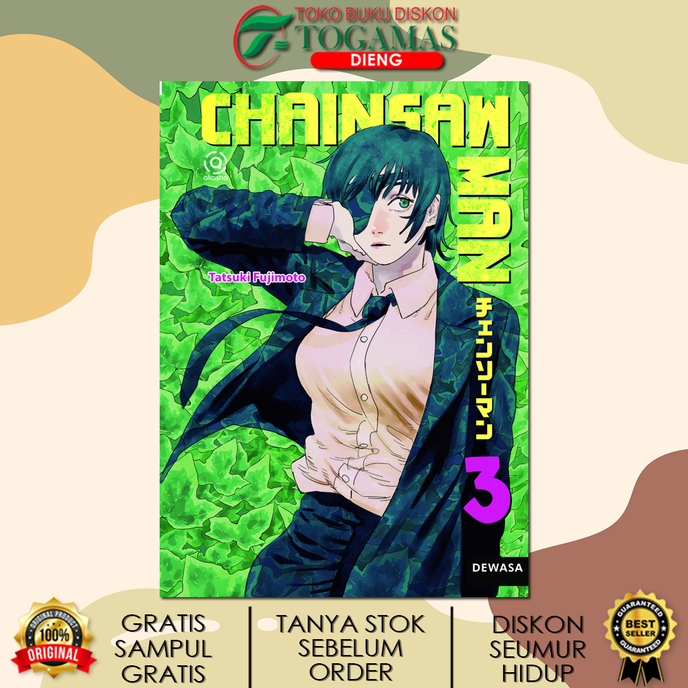 Jual SERI KOMIK CHAINSAW MAN KARYA TATSUKI FUJIMOTO | Shopee Indonesia