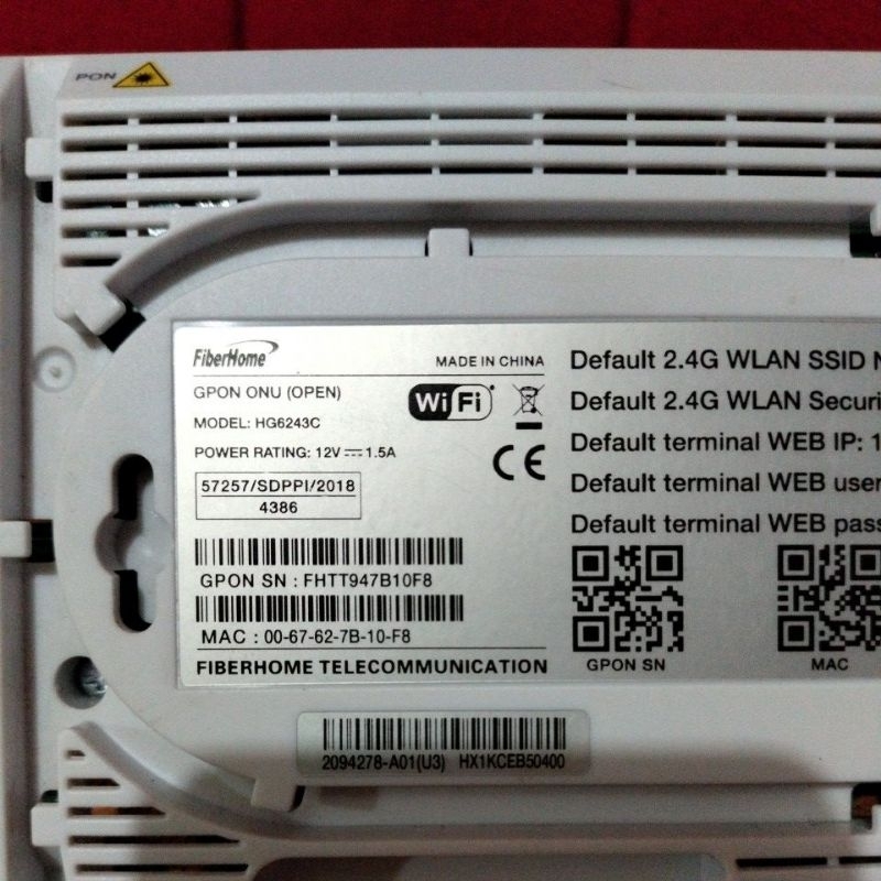 Jual Fiberhome HG6243C | Shopee Indonesia